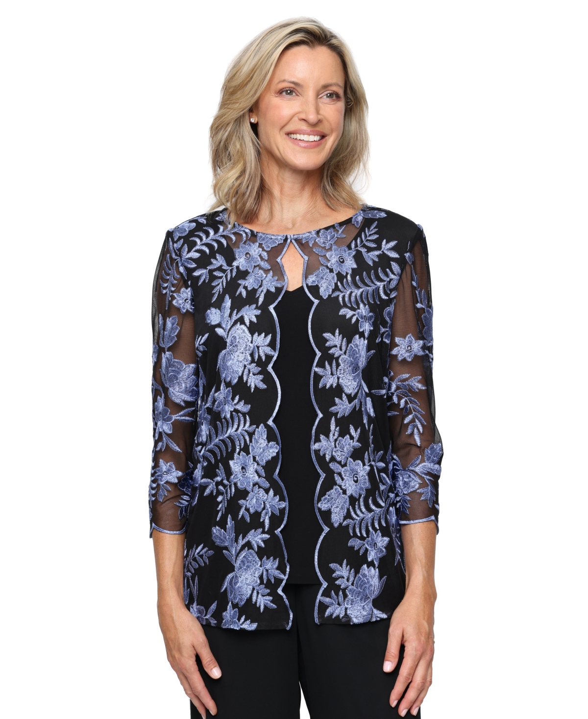 Click here for Alex Evenings Womens Scoop Neck Tank Top with Jack... prices