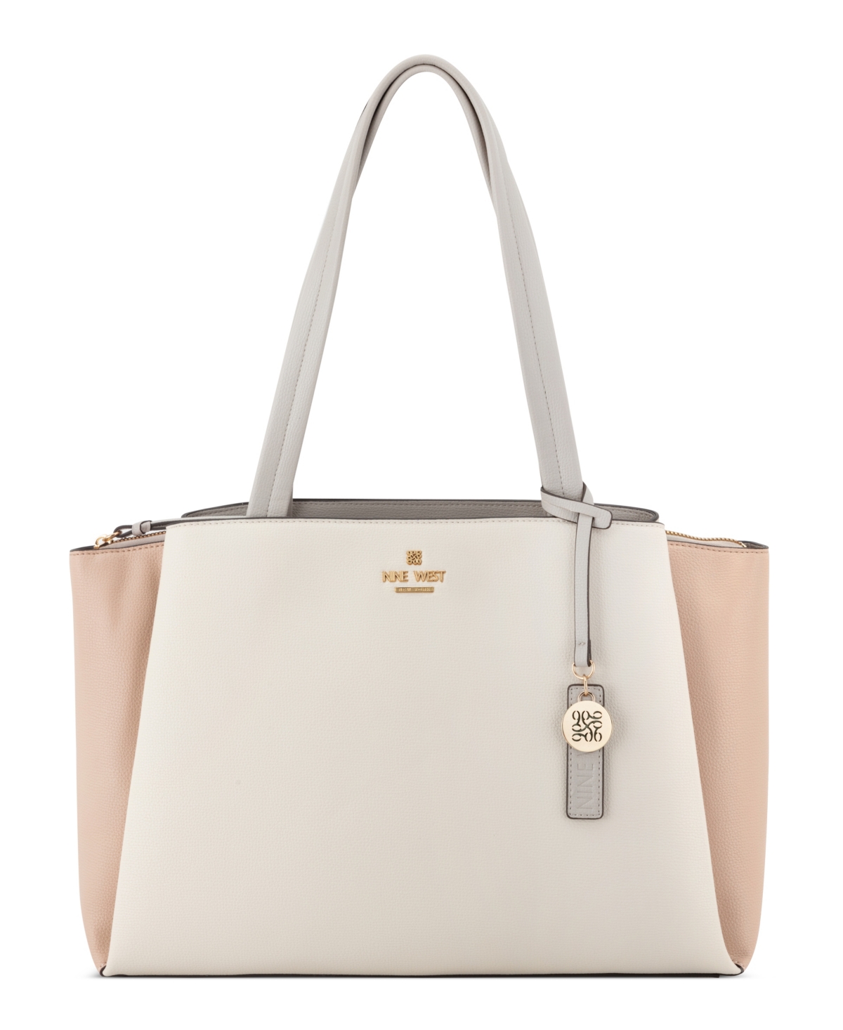 Click here for Nine West Womens Luela Tech Tote Bag - Milk Multi prices