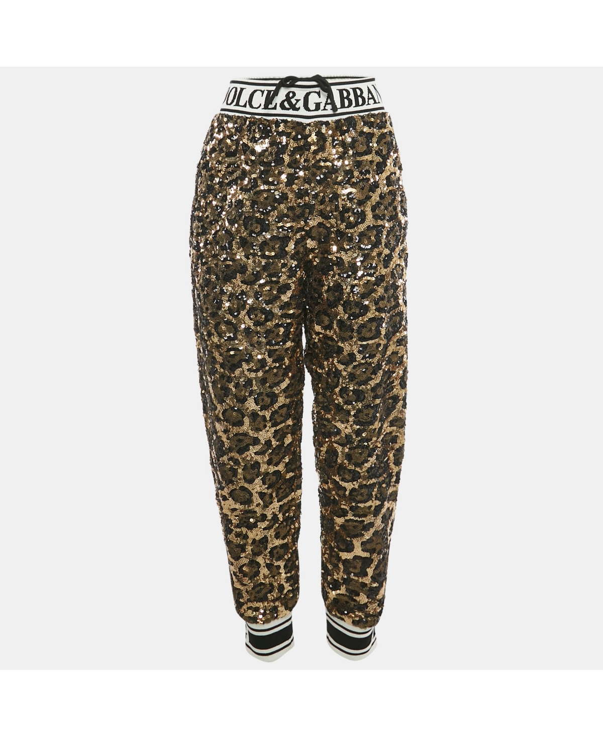 Click here for Pre-Owned Dolce & Gabbana Womens Metallic Leopard... prices
