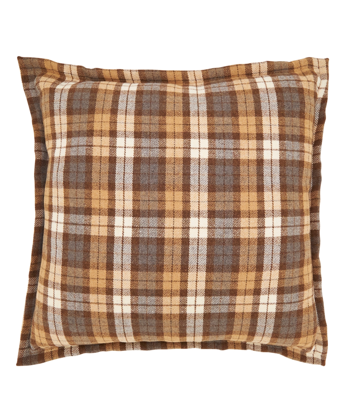 Click here for Saro Lifestyle Plaid Flange Down Filled Decorative... prices