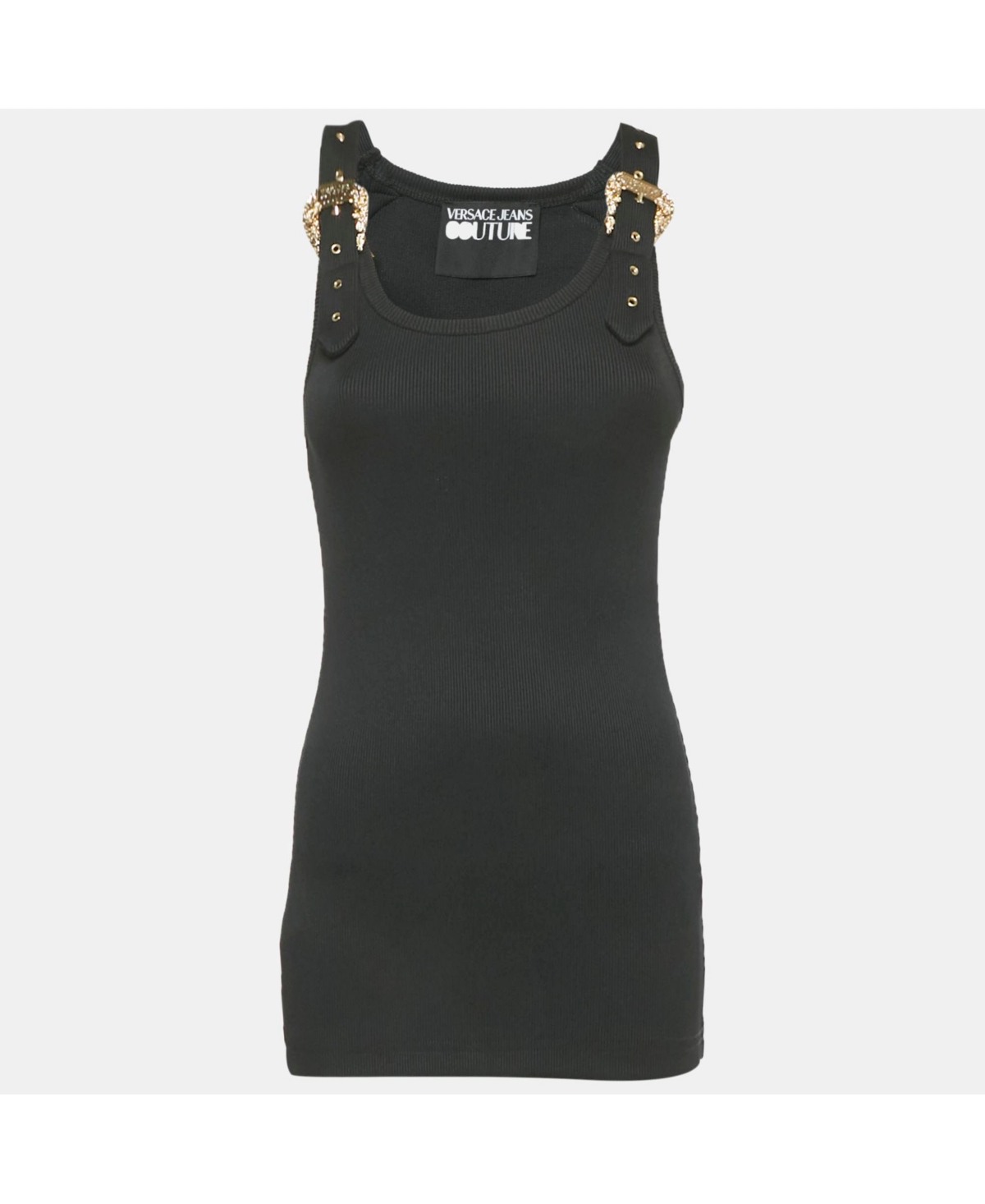 Click here for Pre-Owned Versace Womens Jeans Couture Rib Knit Bu... prices