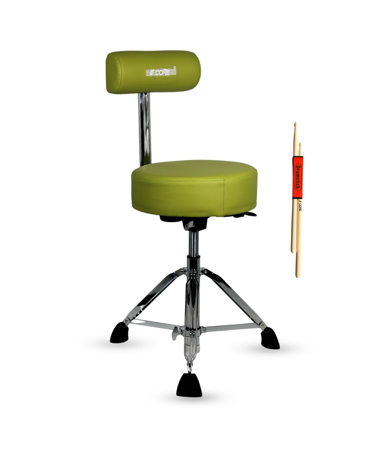 Click here for 5 Core Drum Throne w Backrest 4" Padded Stool... prices