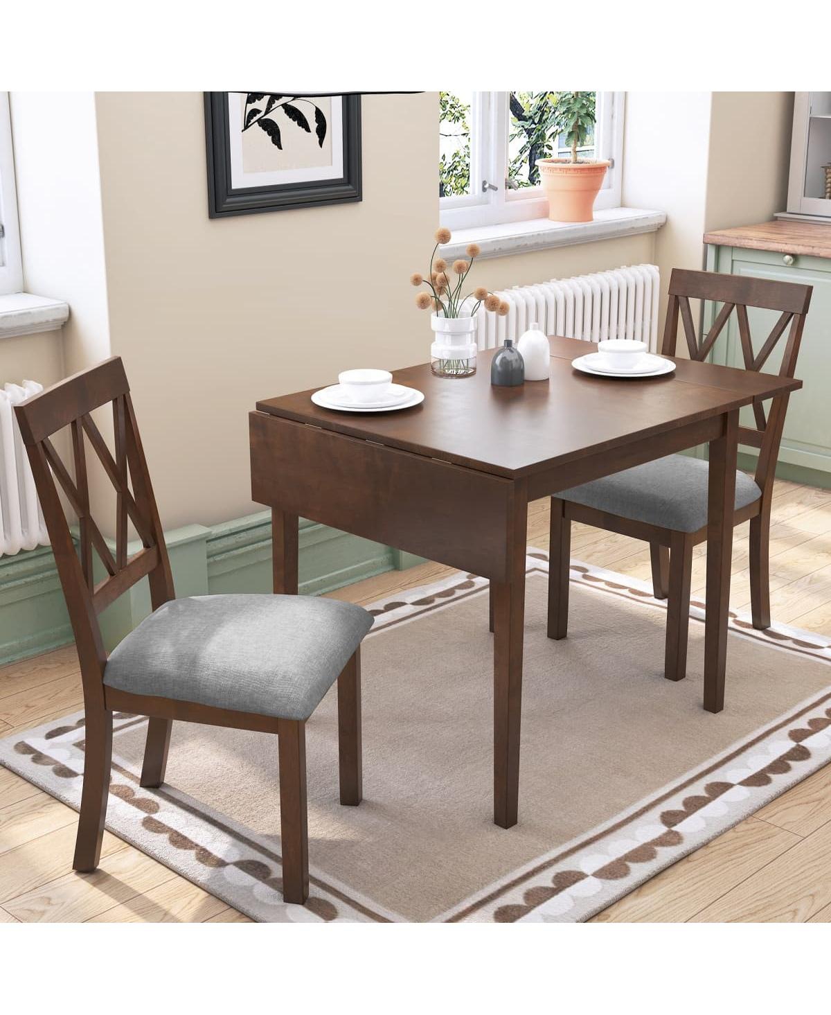 Click here for Maison Boucle 3-Piece Folding Dining Table Set wit... prices