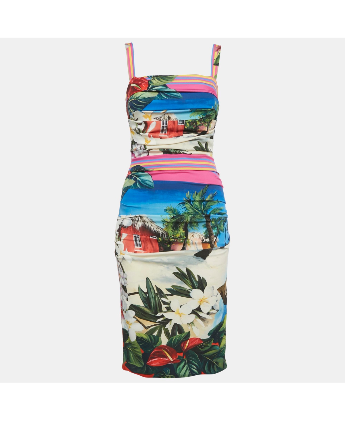 Click here for Pre-Owned Dolce & Gabbana Womens Multicolor Printe... prices