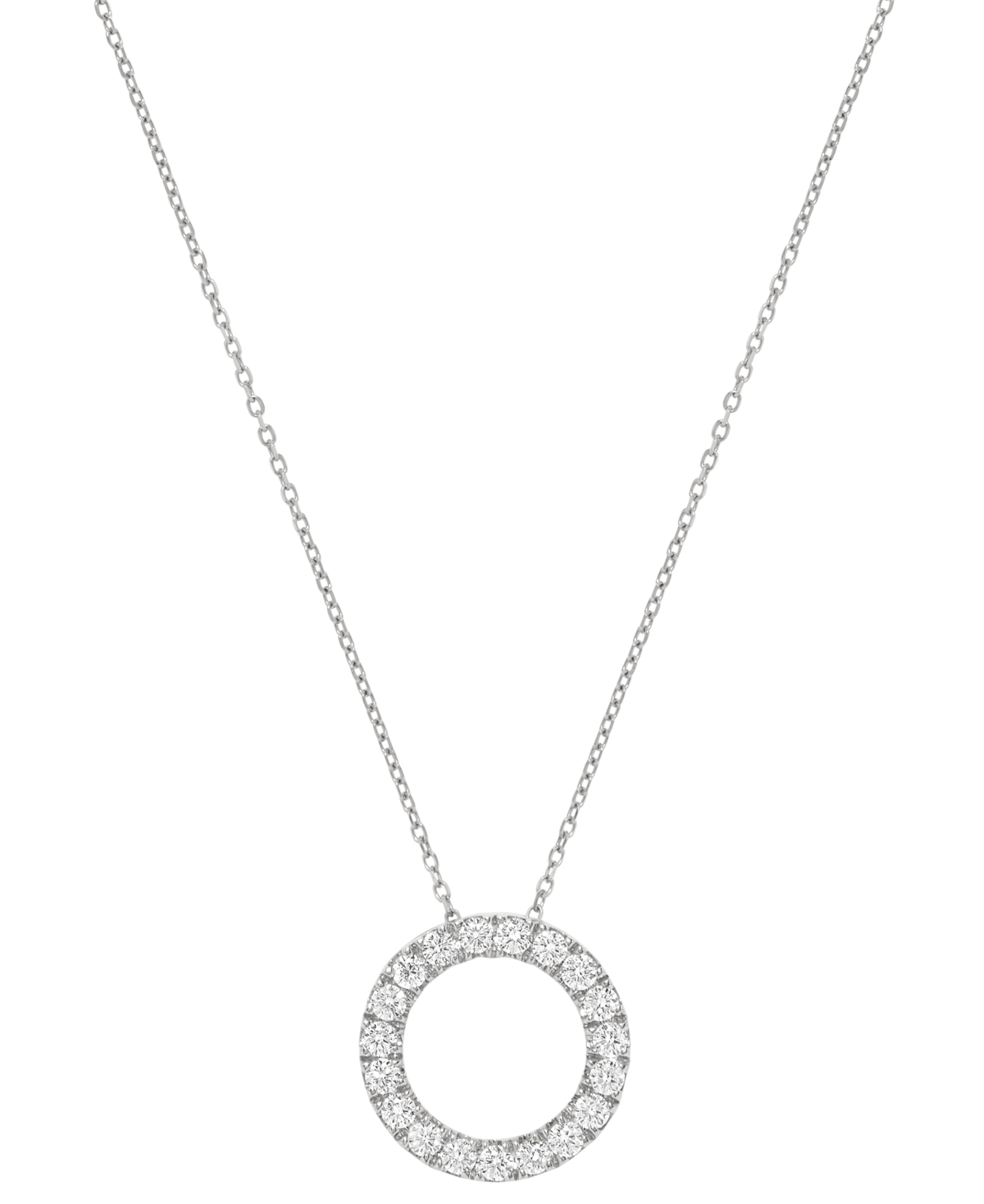 Click here for Macys Diamond Pendant Necklace (1/2 ct. t.w.) in 1... prices