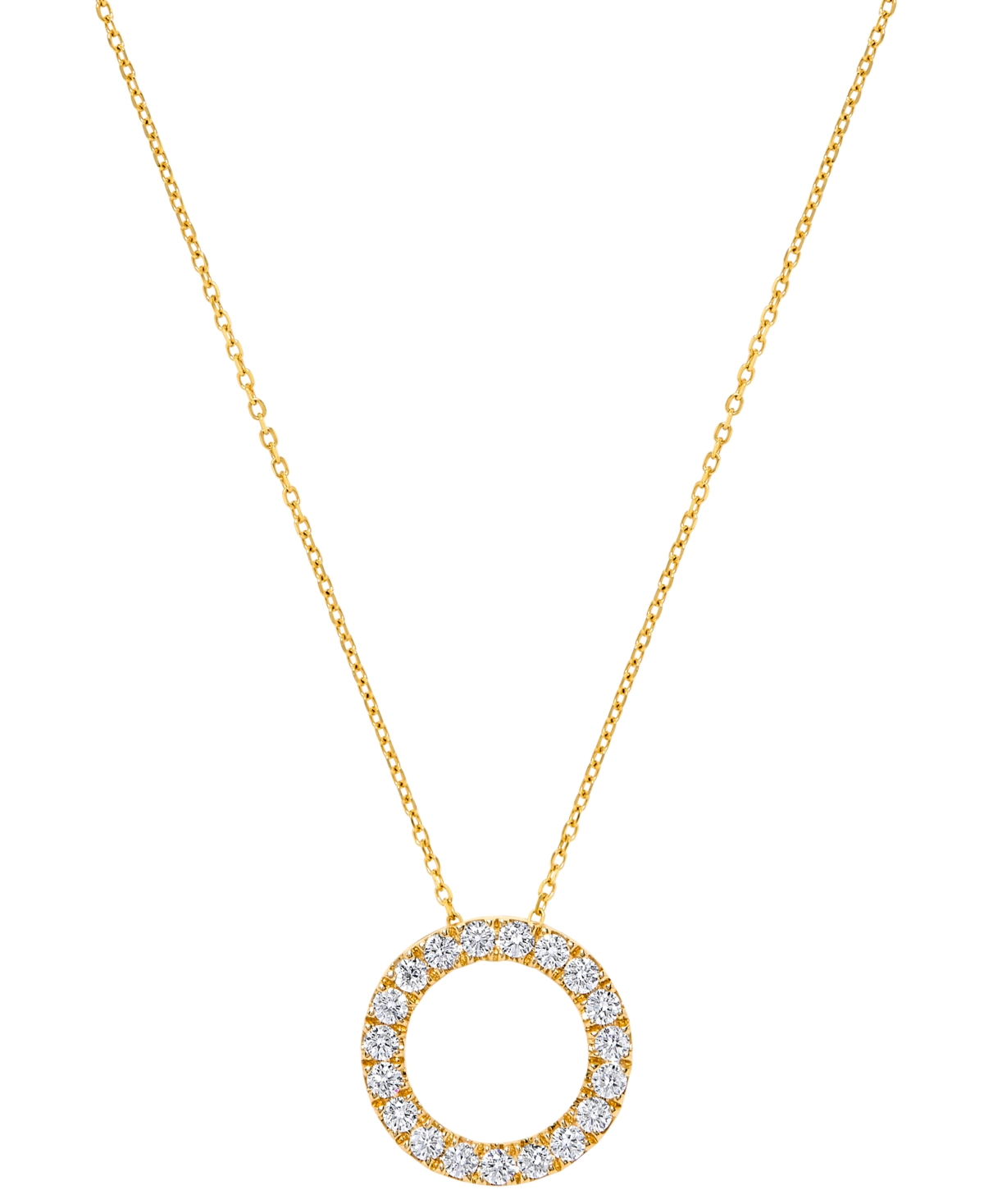 Click here for Macys Diamond Pendant Necklace (1/2 ct. t.w.) in 1... prices