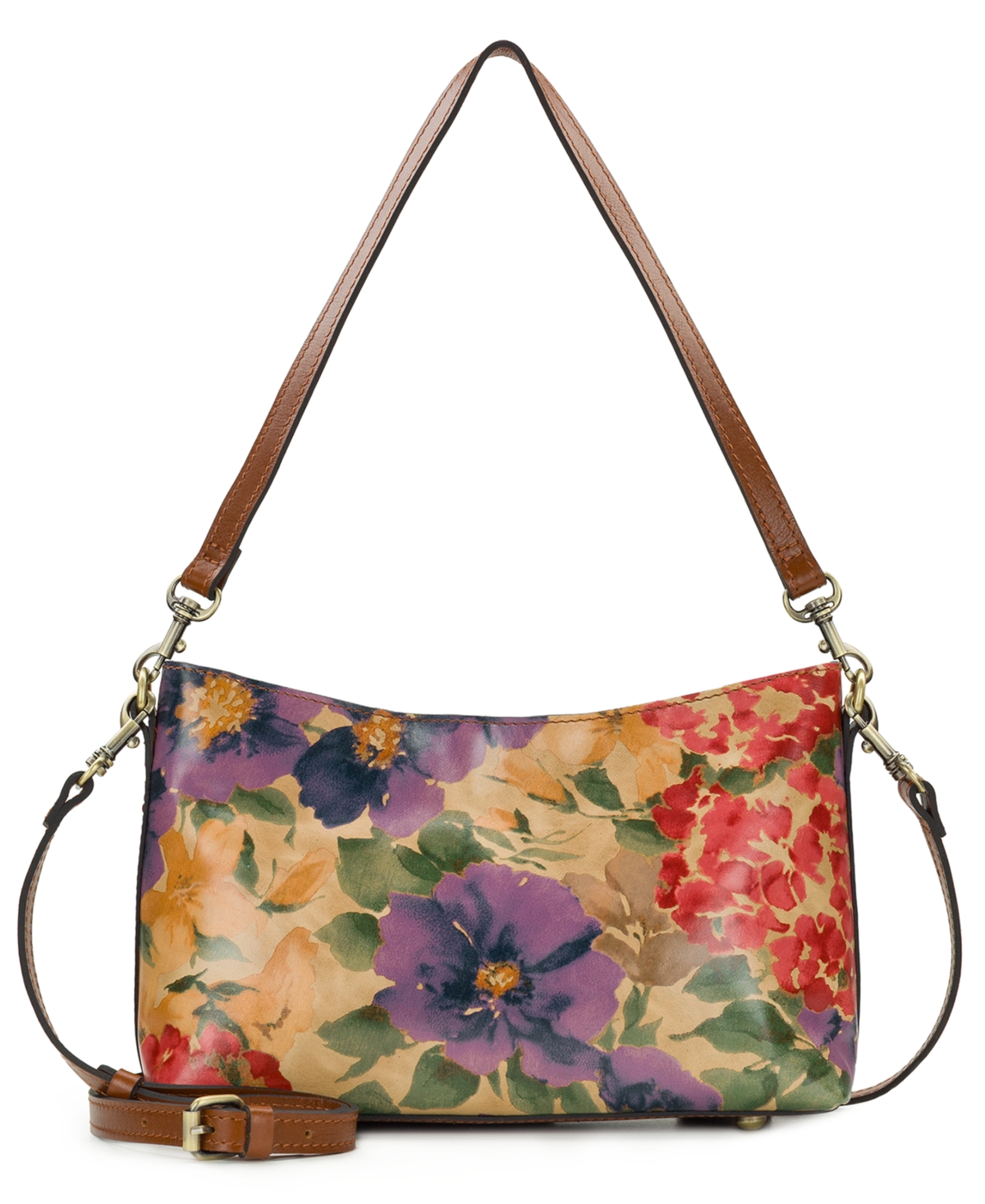 Click here for Patricia Nash Betta Medium Leather Crossbody  Crea... prices