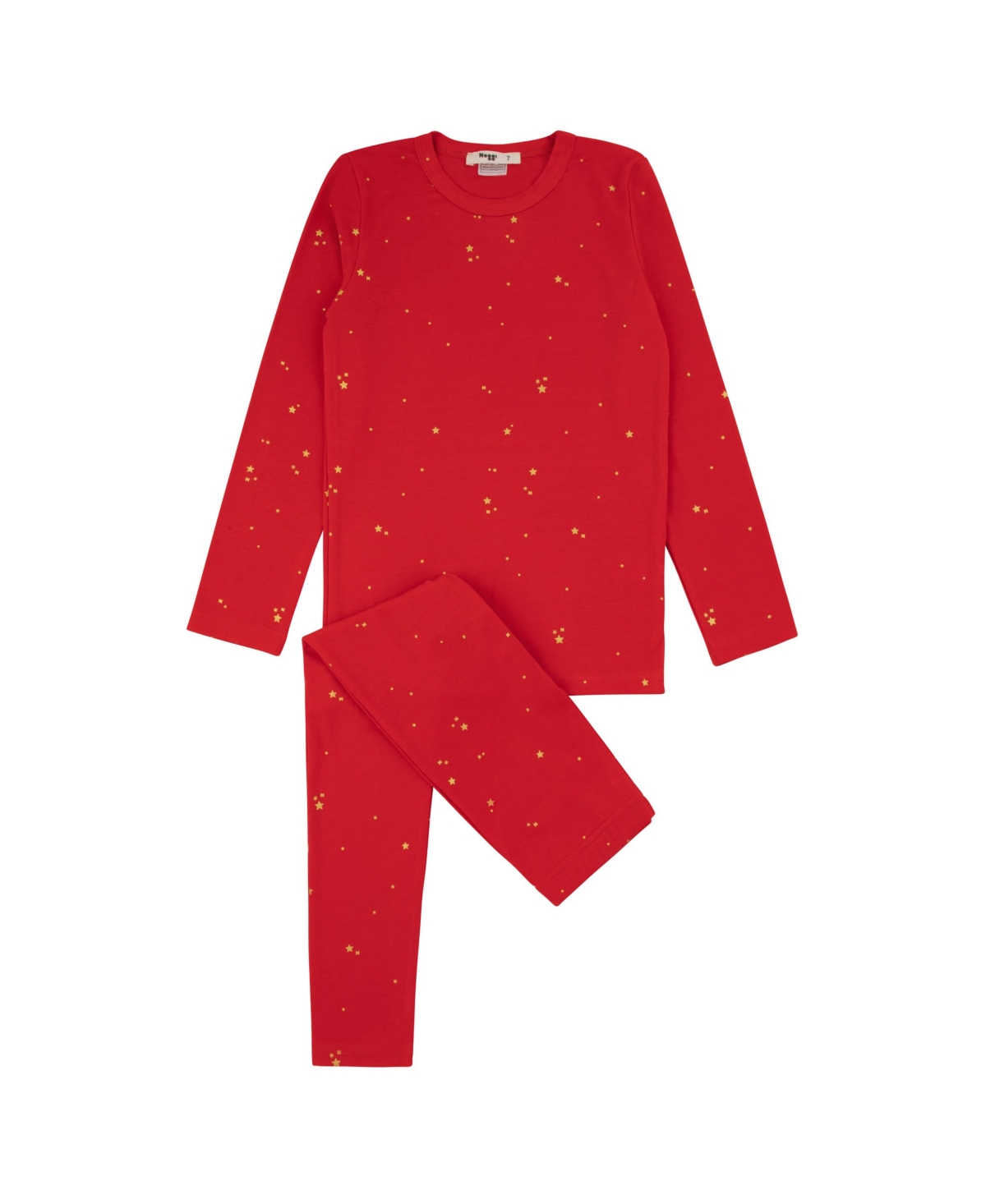 Click here for NoggiWear Kids Star Print Loungewear Set - Red prices