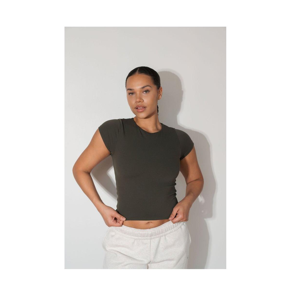 Click here for Vitality Womens Cloud Ii Crew Tee - Olive prices