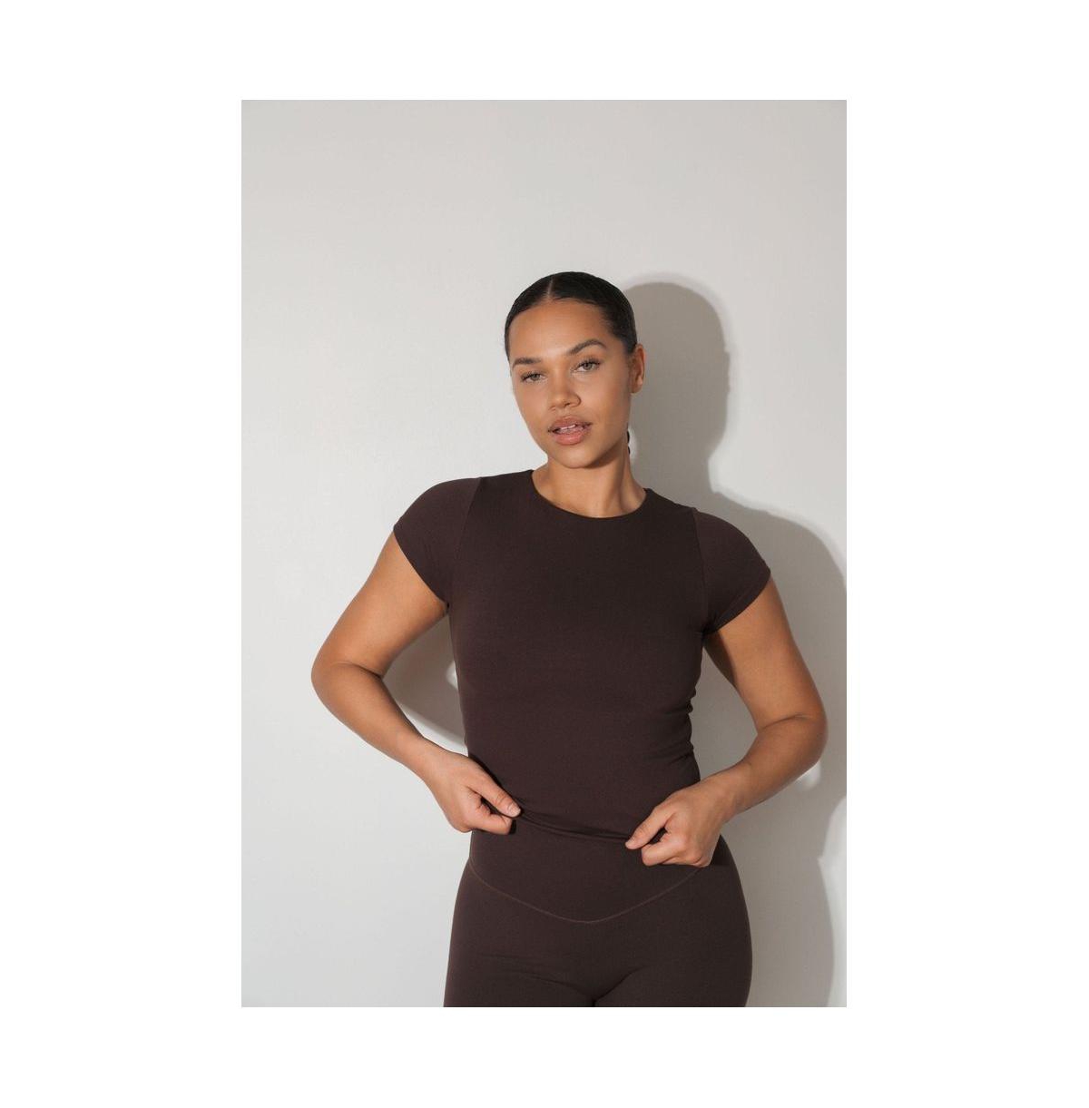 Click here for Vitality Womens Cloud Ii Crew Tee - Espresso prices