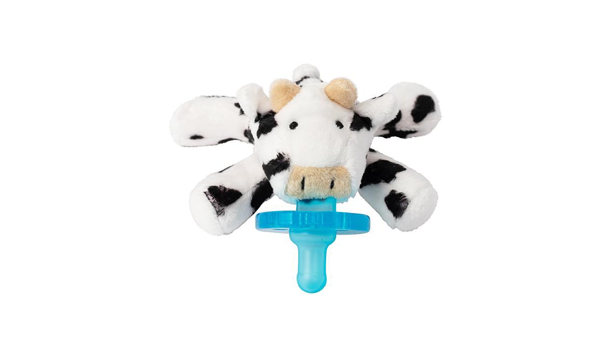 Click here for WubbaNub Baby Cow Pacifier - White prices