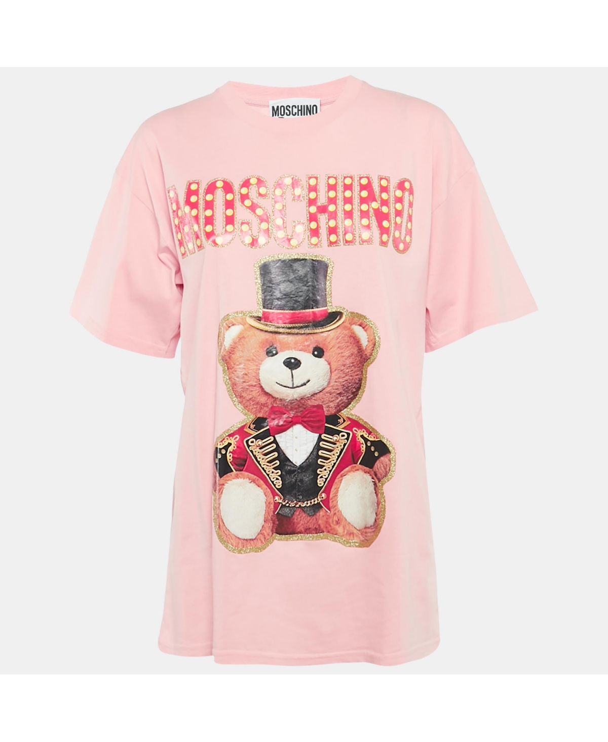 Click here for Pre-Owned Moschino Womens Couture Glitter Teddy Ap... prices