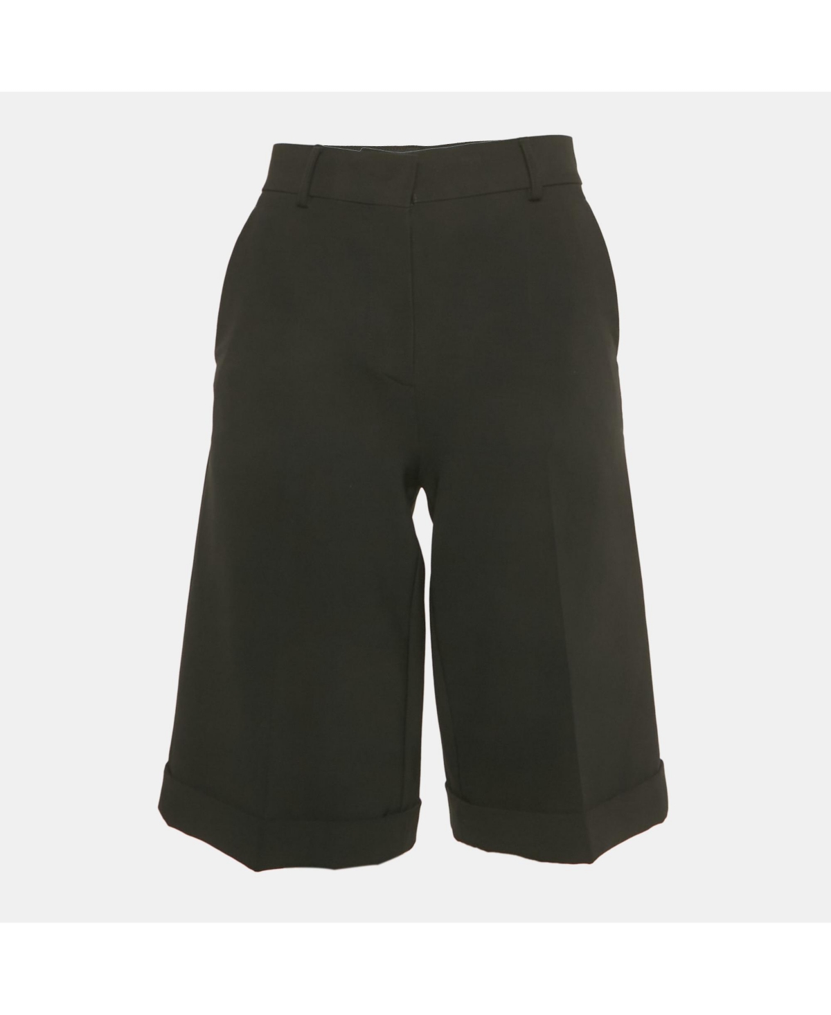 Click here for Pre-Owned Moschino Womens Couture Black Crepe Berm... prices