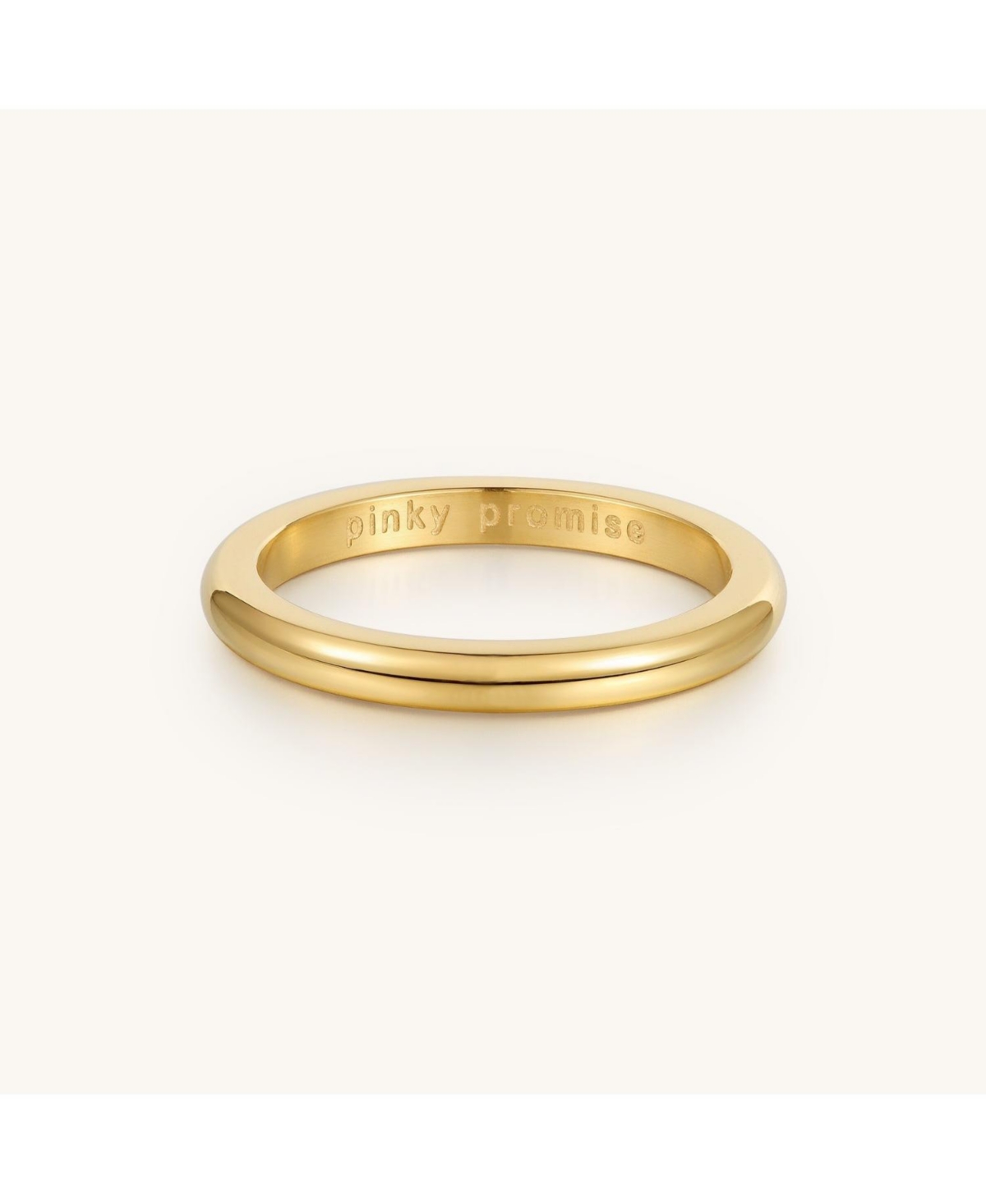 Click here for Mantra Gold Pinky Promise Ring - Yellow gold / 4 prices