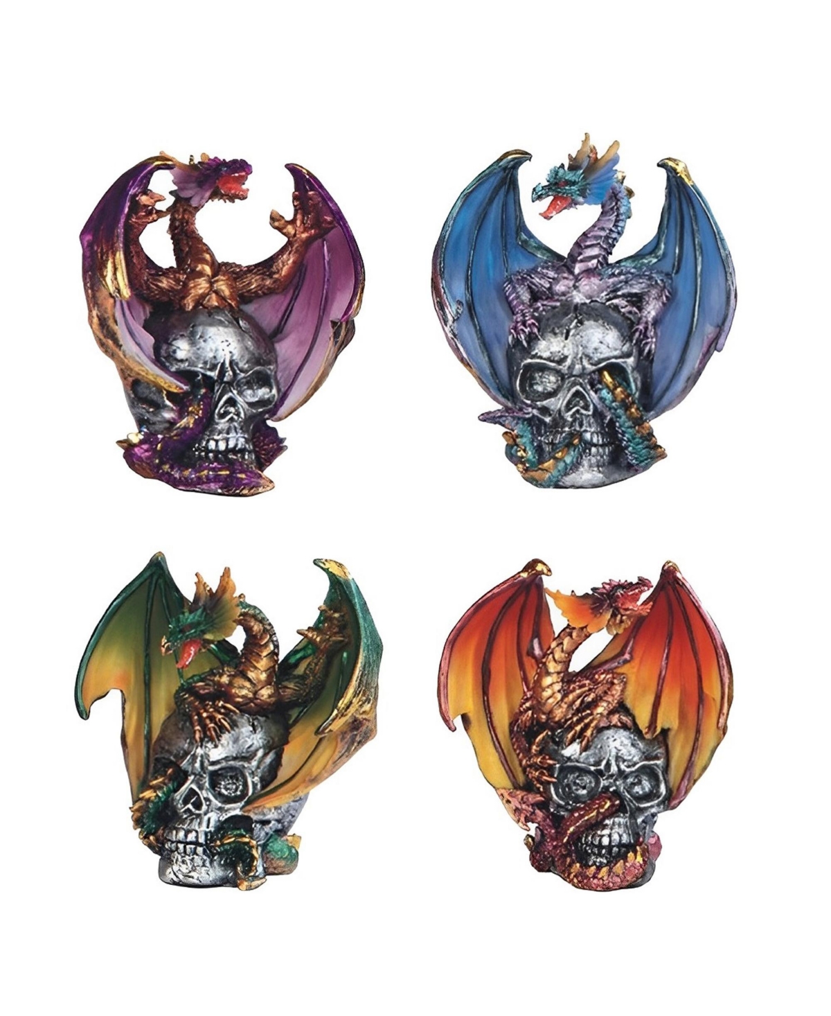 Click here for Fc Design 4-Piece Set: Dragons in Green  Blue  Red... prices