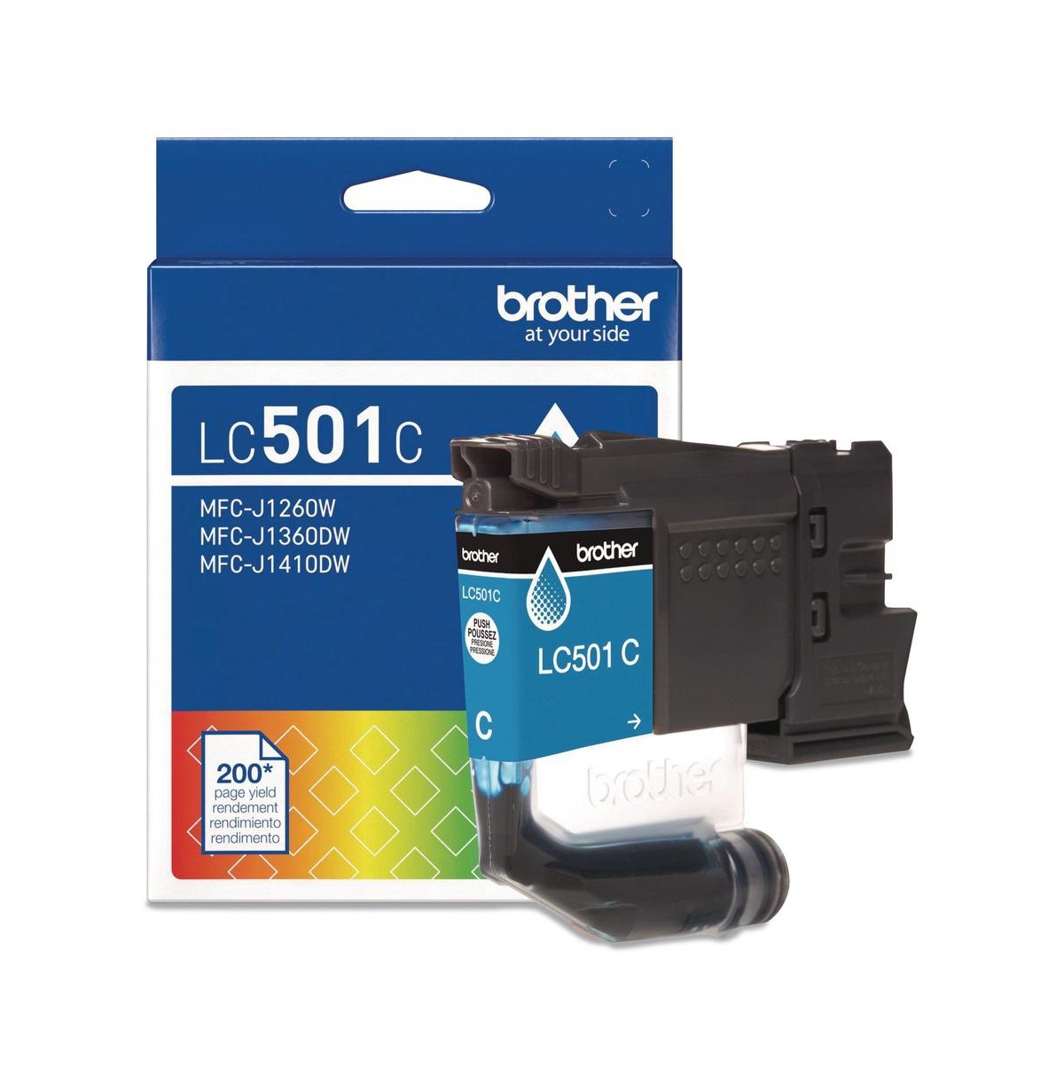 Click here for Brother LC501CS 200 Page-Yield Ink - Cyan - Cyan prices