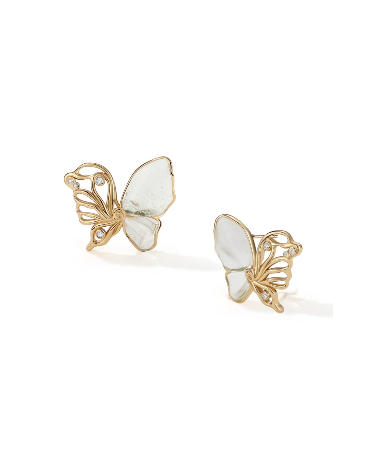 Click here for Rc Retro Chic Butterfly Serenade Earrings - Gold... prices