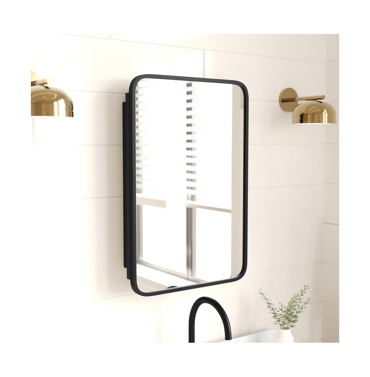Click here for Merrick Lane Glover Reversible Bathroom Wall Medic... prices