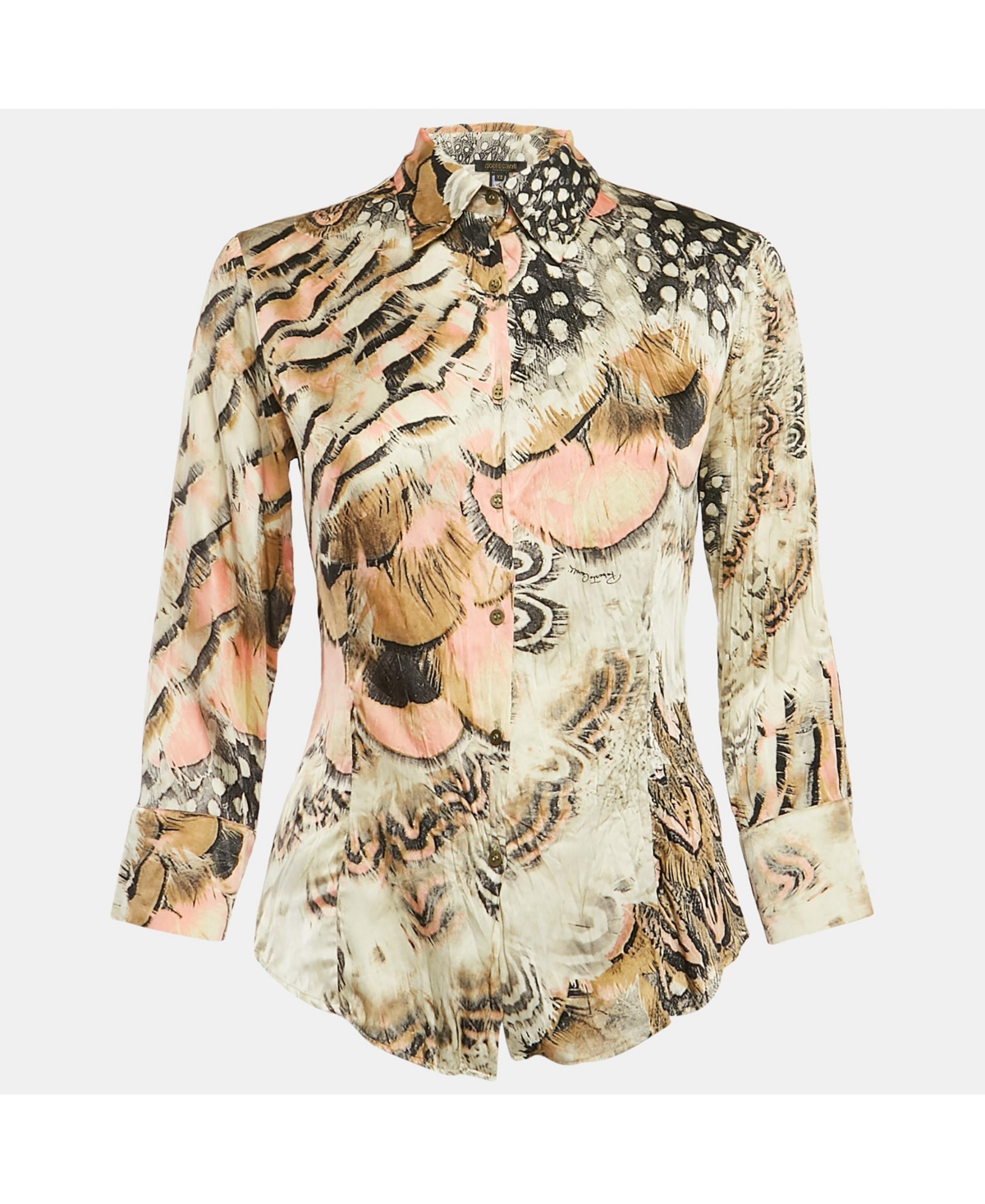 Click here for Pre-Owned Roberto Cavalli Womens Multicolor Printe... prices