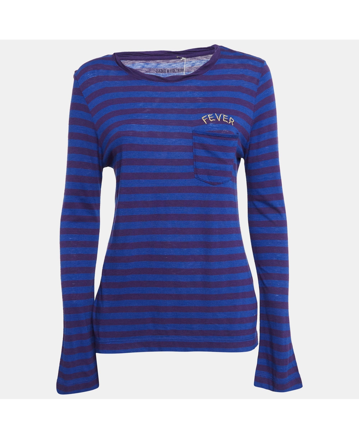 Click here for Pre-Owned Zadig & Voltaire Womens Striped Jersey R... prices