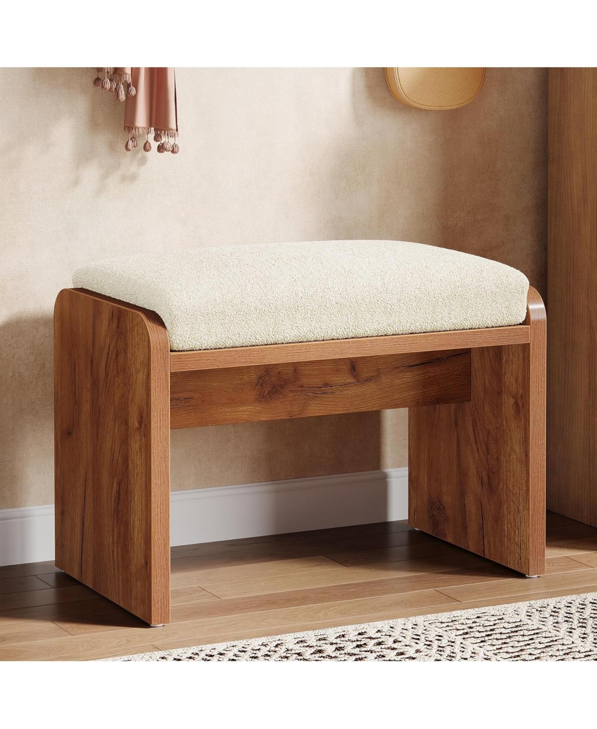 Click here for Tribesigns Entryway Bench  Upholstered Shoe Stool... prices
