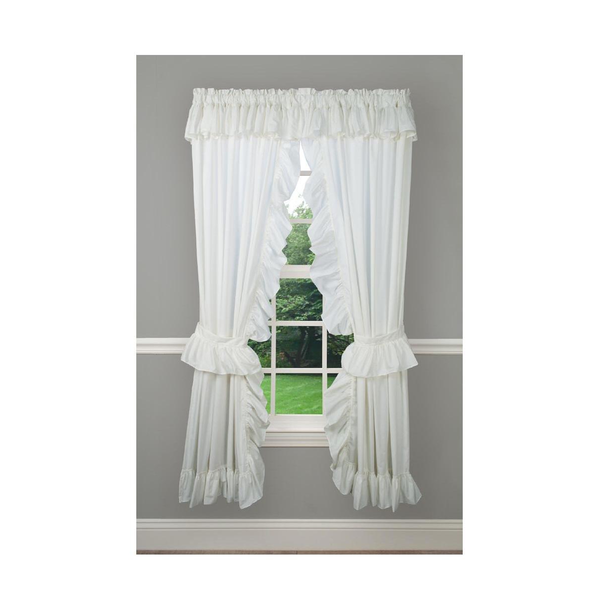Click here for Ellis Curtain 2-Piece Ruffled Priscilla Window Cur... prices