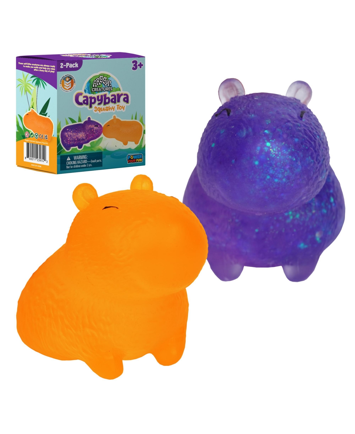 Click here for Power Your Fun Capybara Squishy Toy 2 Pack prices