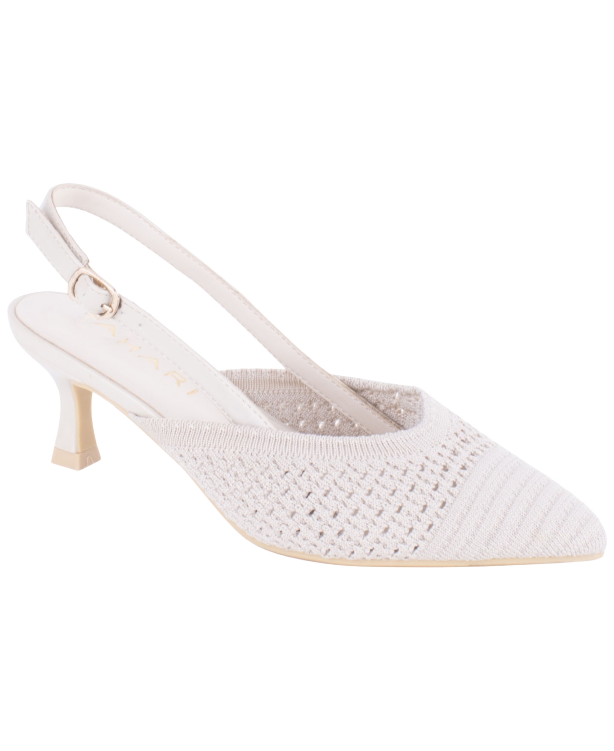 Click here for Tahari Womens Palermo Slingback Buckle Pumps - Nat... prices