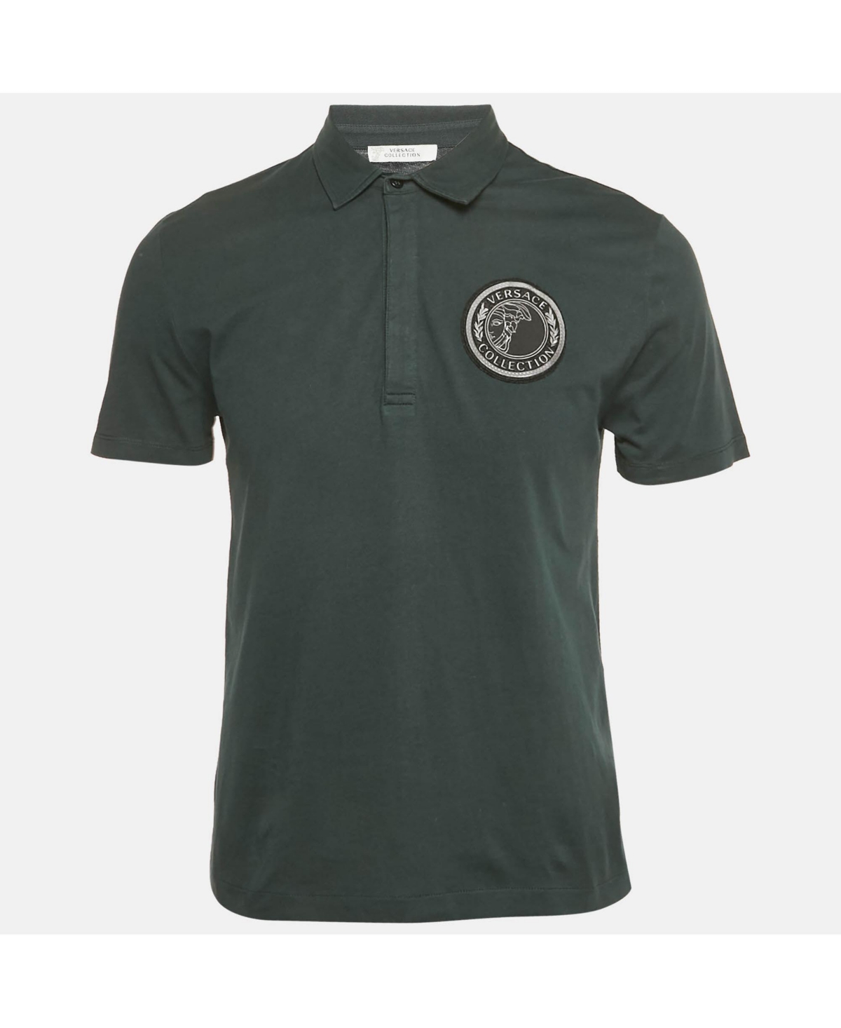 Click here for Pre-Owned Versace Mens Collection Green Logo Appli... prices