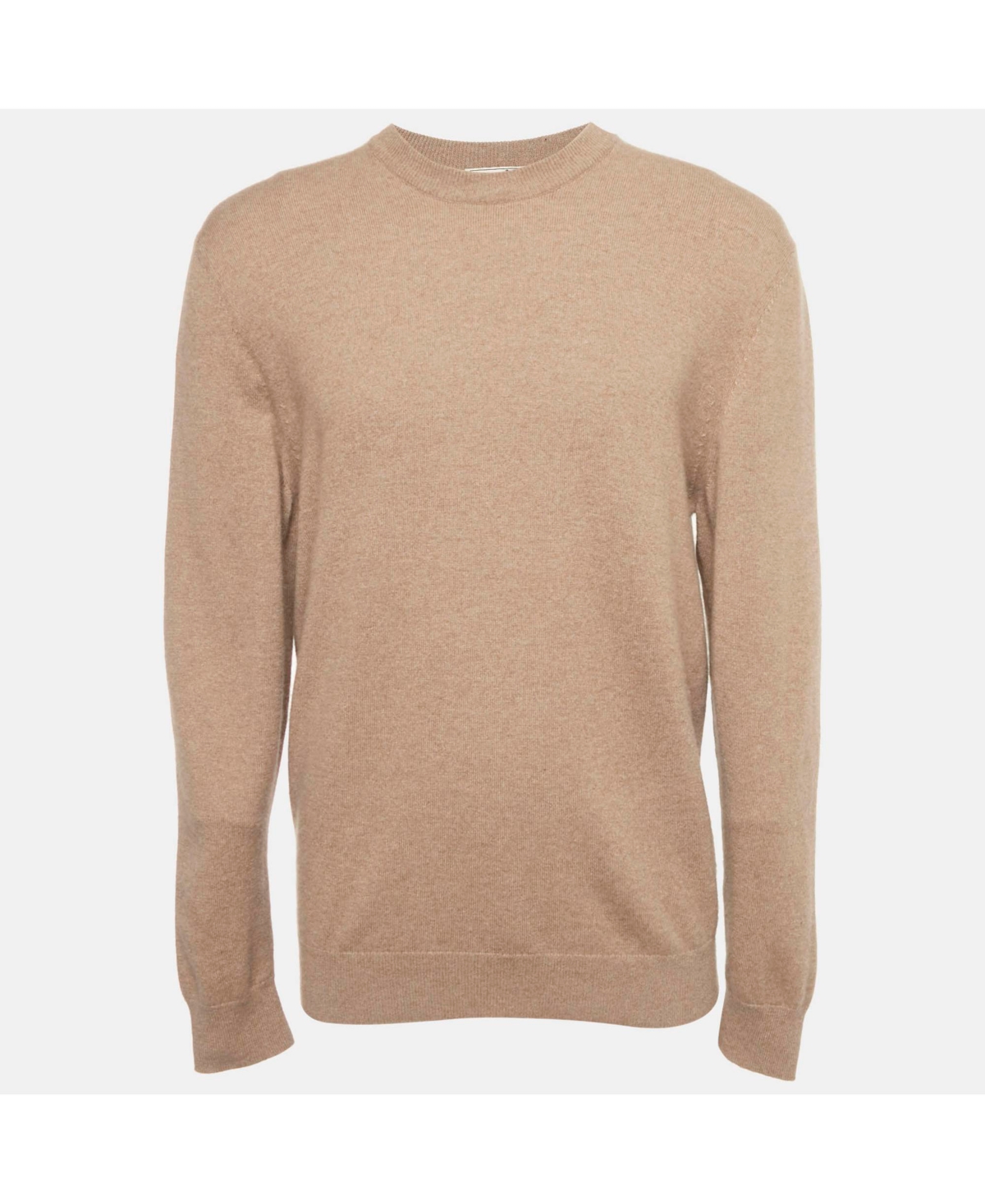 Click here for Pre-Owned Hermes Mens Brown Leather Trim Cashmere... prices