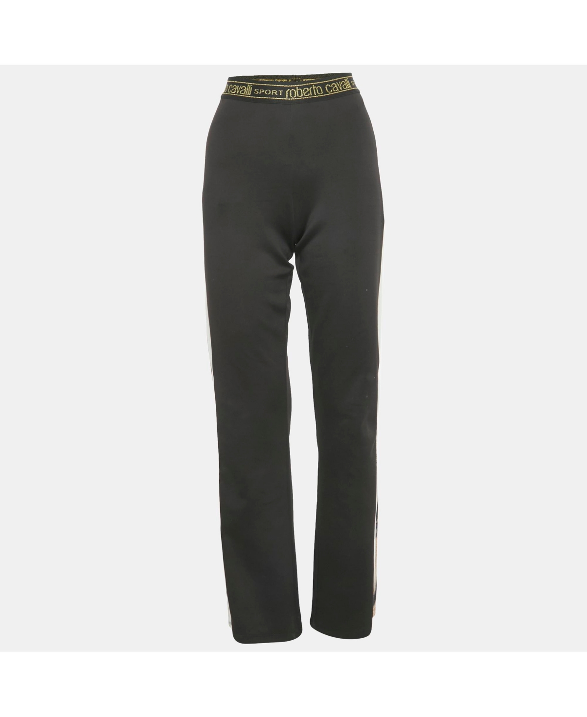 Click here for Pre-Owned Roberto Cavalli Womens Black Jersey Cont... prices