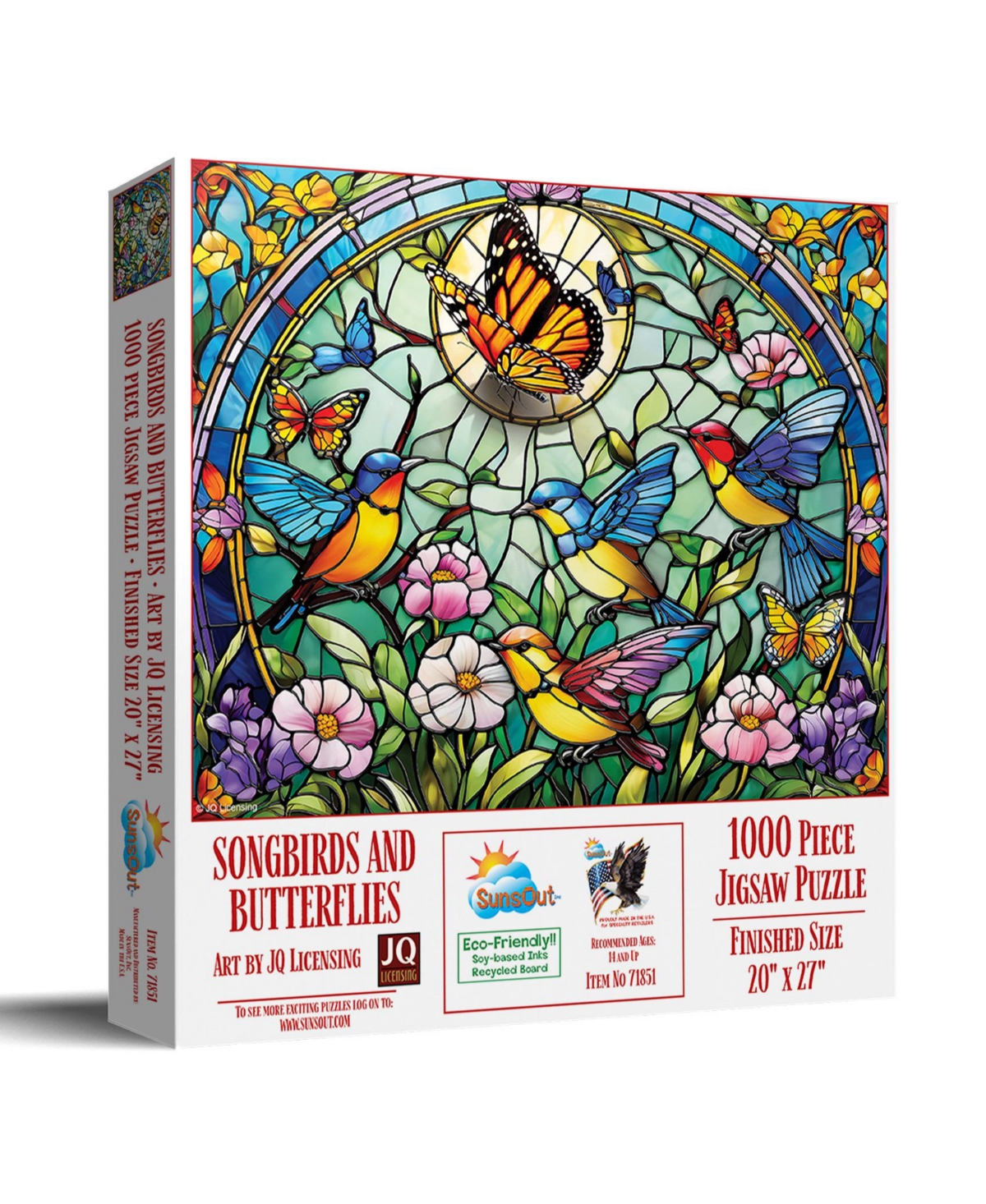 Click here for SunsOut Songbirds and butterflies 1000 piece Jigsa... prices