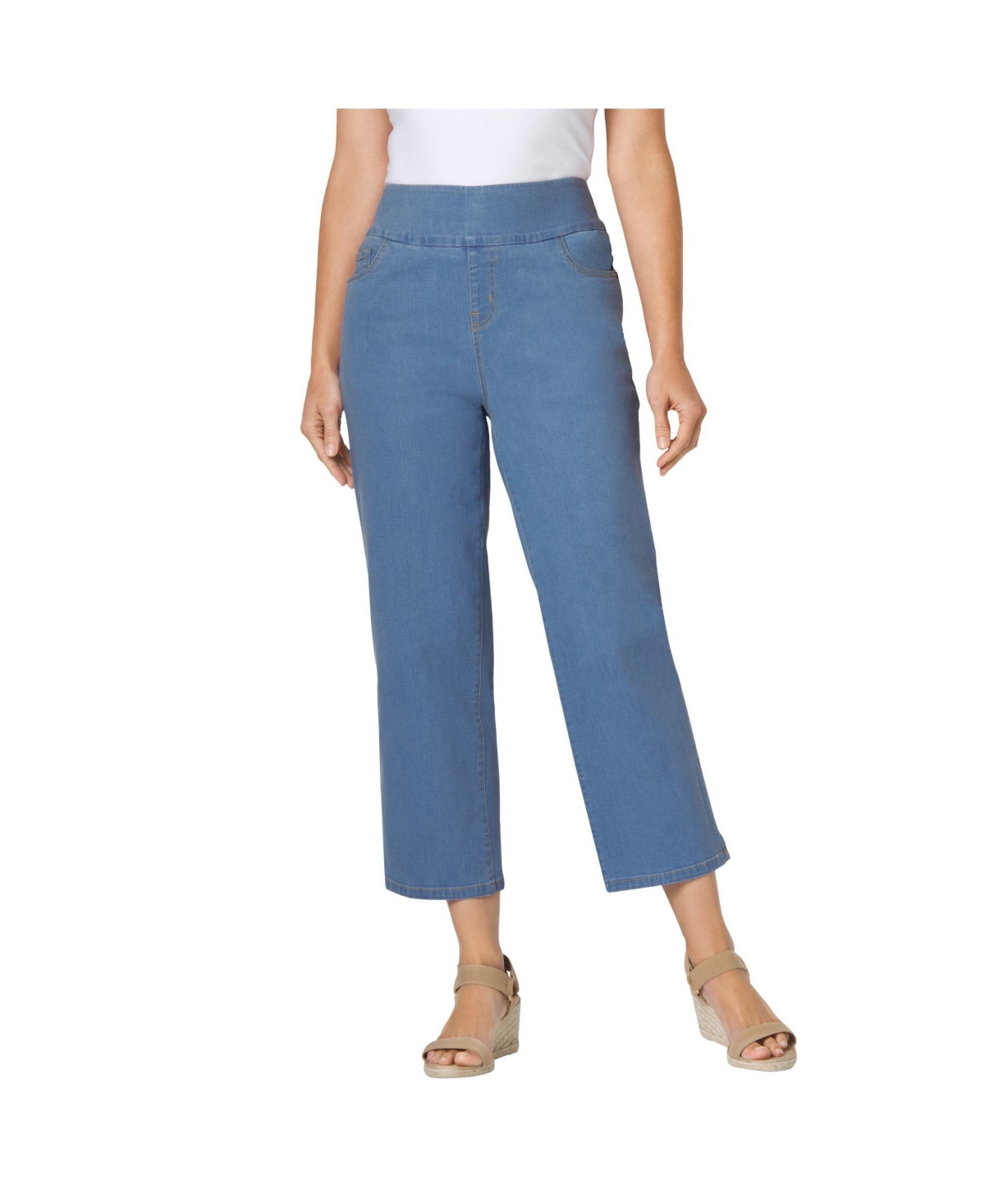 Click here for Woman Within Womens Within Pull-On Flex-Fit Elasti... prices