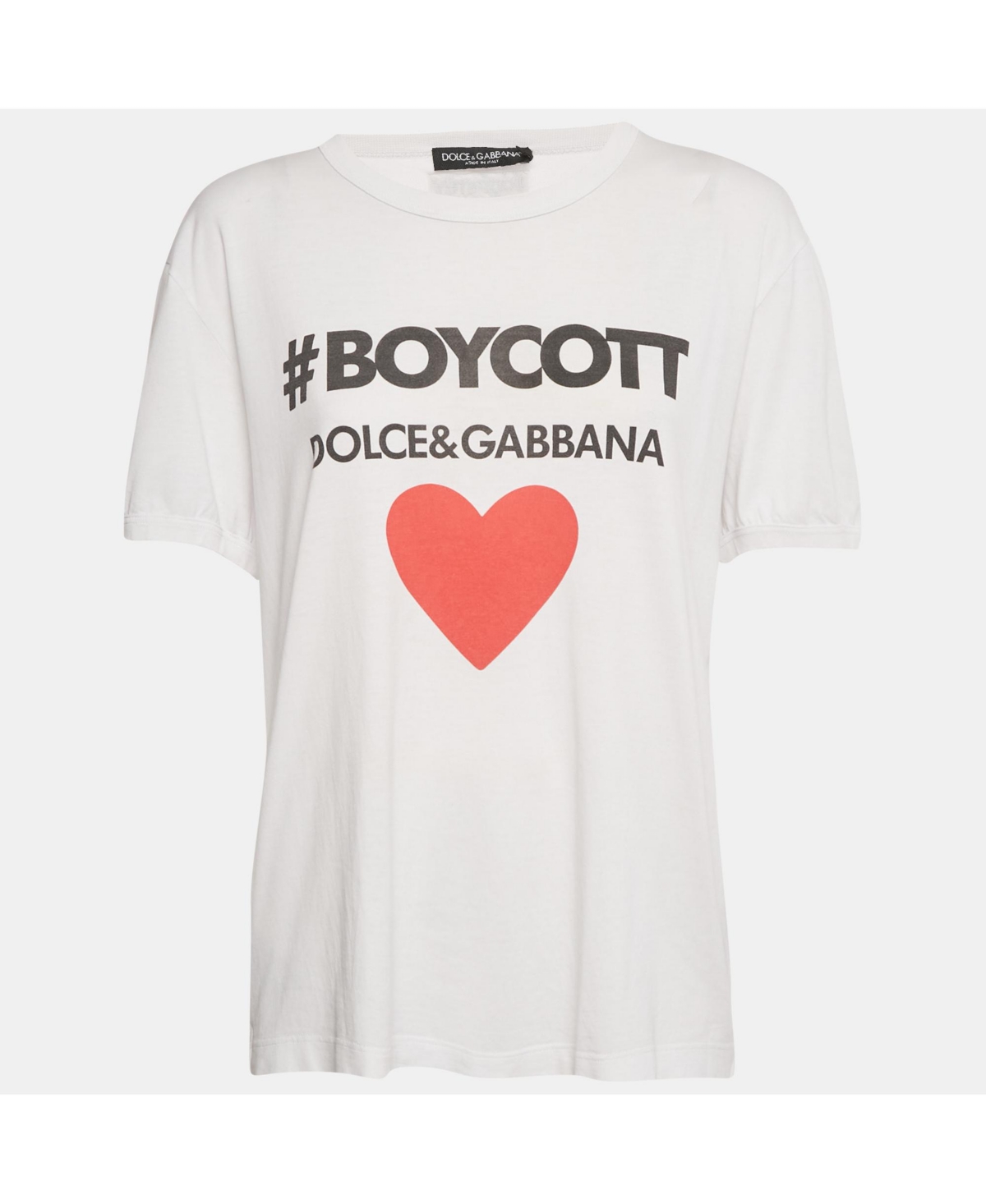 Click here for Pre-Owned Dolce & Gabbana Womens Boycott Logo Prin... prices