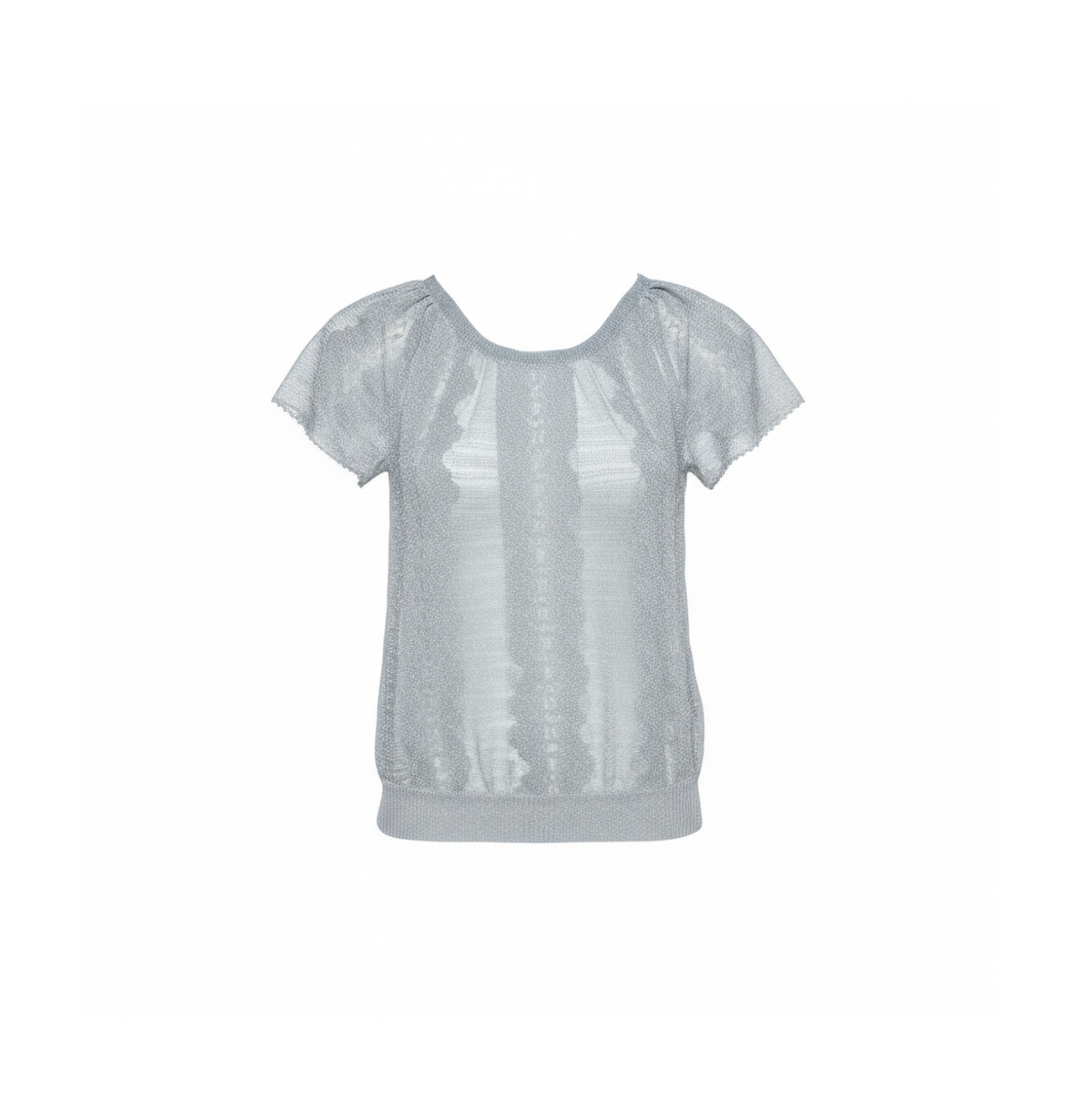 Click here for Pre-Owned Missoni Womens Metallic Silver Jacquard... prices