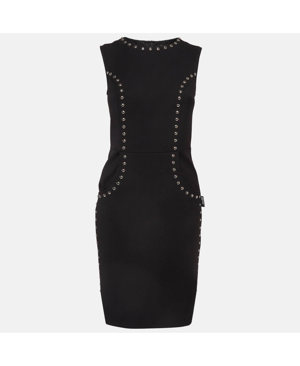 Click here for Pre-Owned Love Moschino Womens Black Studded Gabar... prices