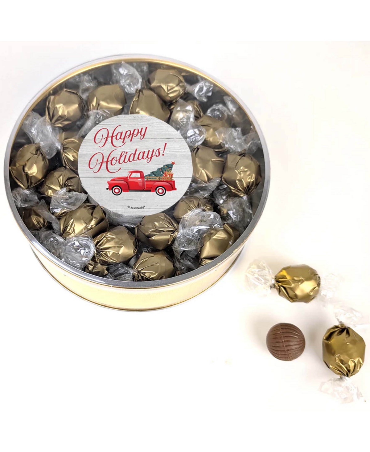 Click here for Just Candy Holiday Red Truck Dubai chocolate Truff... prices