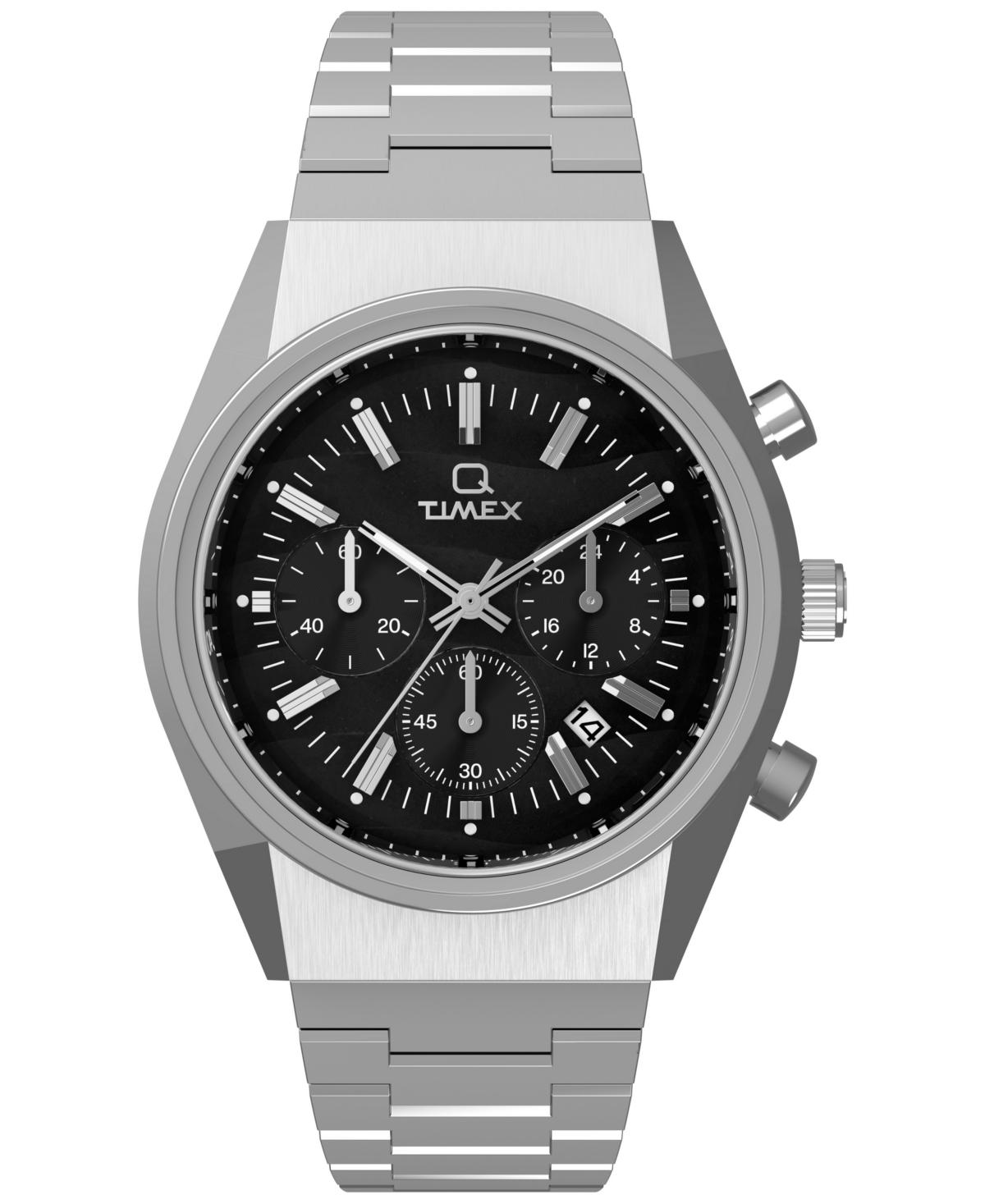 Click here for Timex Mens Chronograph Silver-Tone Stainless Steel... prices