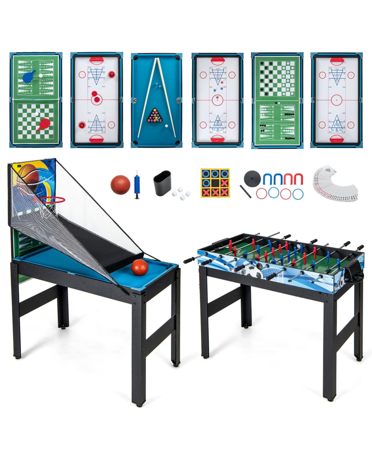 Click here for Sugift - 14-in-1 Combo Game Table Set Multi Game T... prices