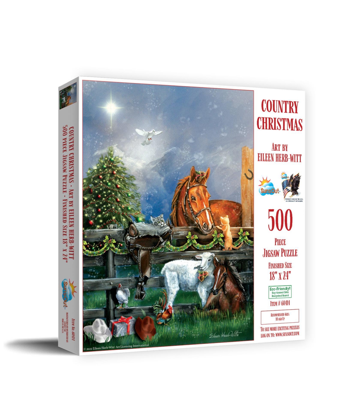 Click here for SunsOut Country Christmas 500 piece Jigsaw Puzzle... prices