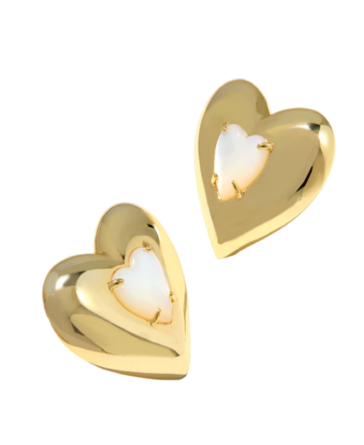 Click here for Kendra Scott 14k Gold Plated Heart Stud Earrings -... prices
