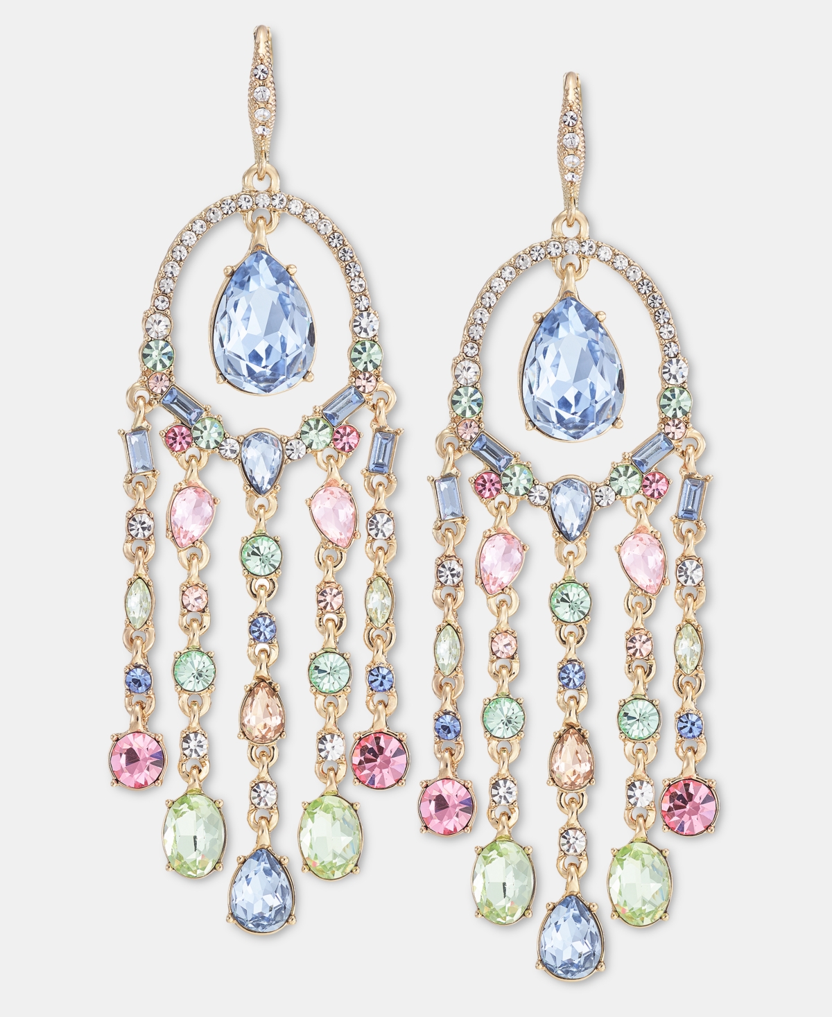 Click here for Givenchy Multi-Stone Shaky Chandelier Earrings - M... prices