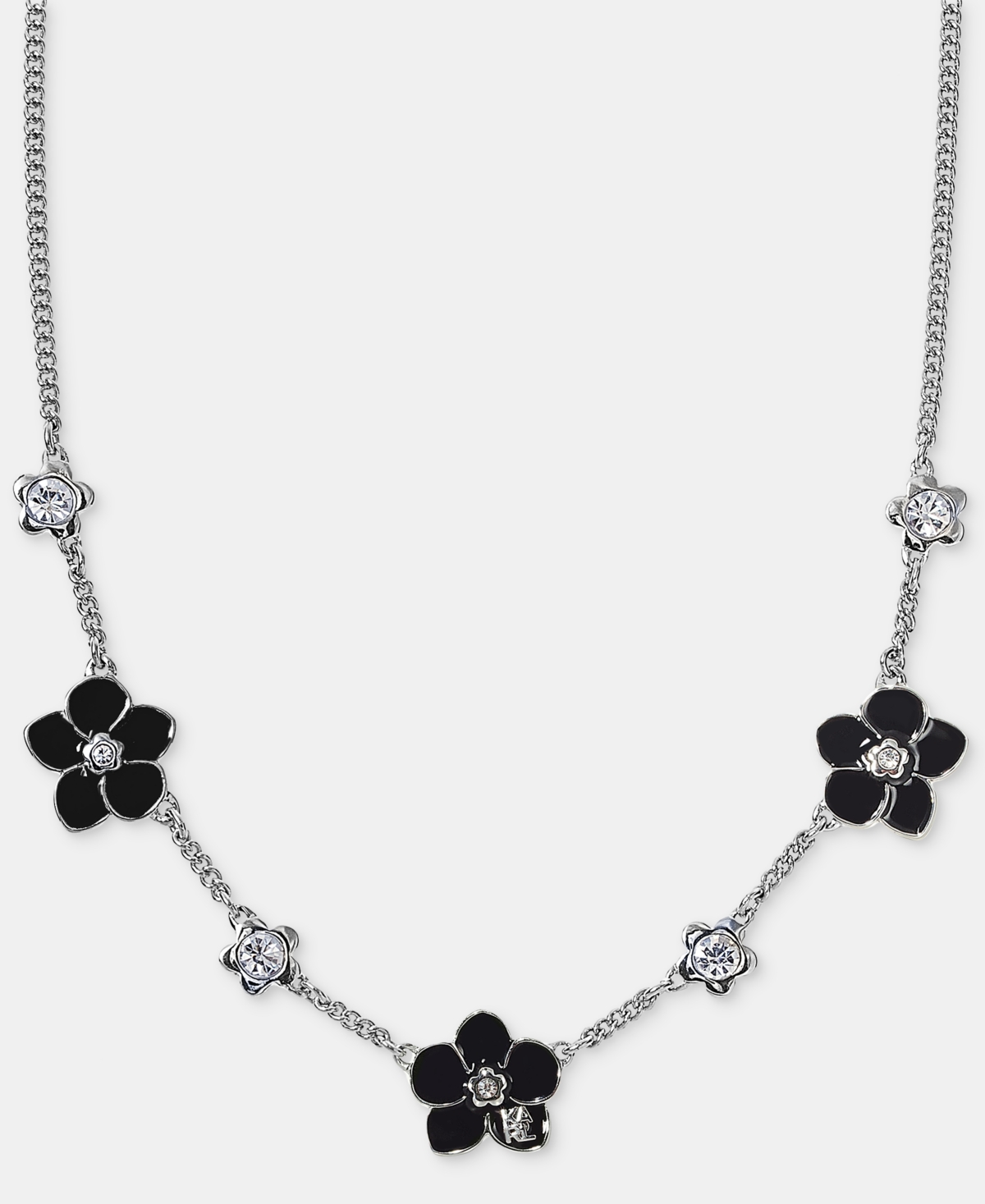 Click here for Karl Lagerfeld Paris Crystal & Logo Flower Collar... prices