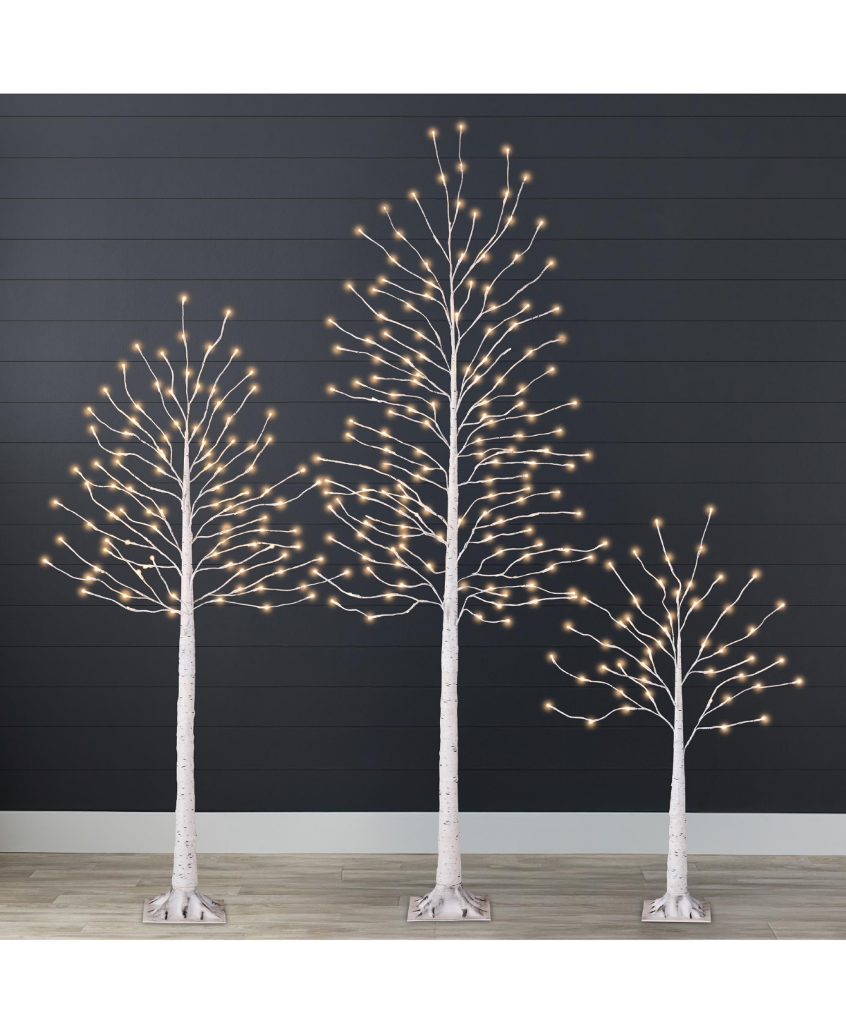 Click here for Best Choice Products Set of 3 Lighted Twig Birch T... prices
