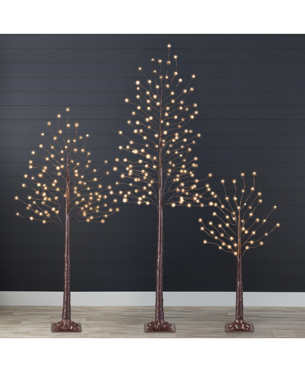 Click here for Best Choice Products Set of 3 Lighted Twig Birch T... prices