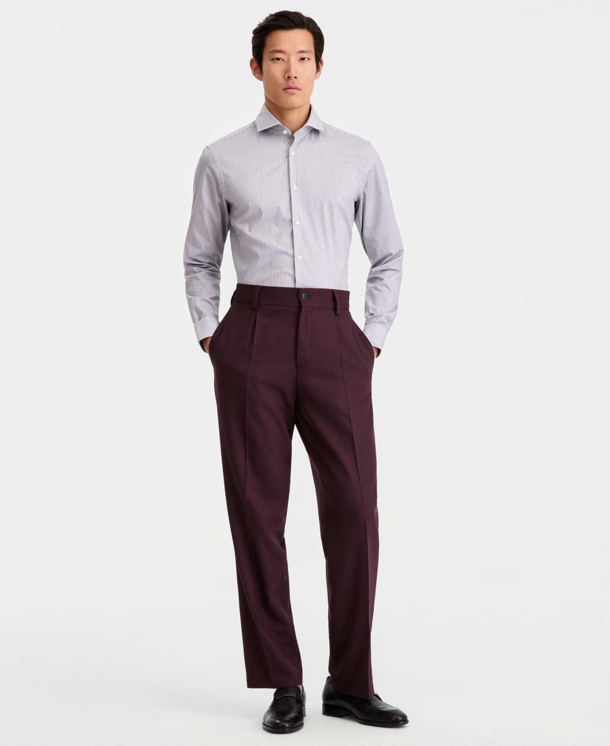 Click here for Hugo by Hugo Boss Mens Modern-Fit Suit Trousers -... prices