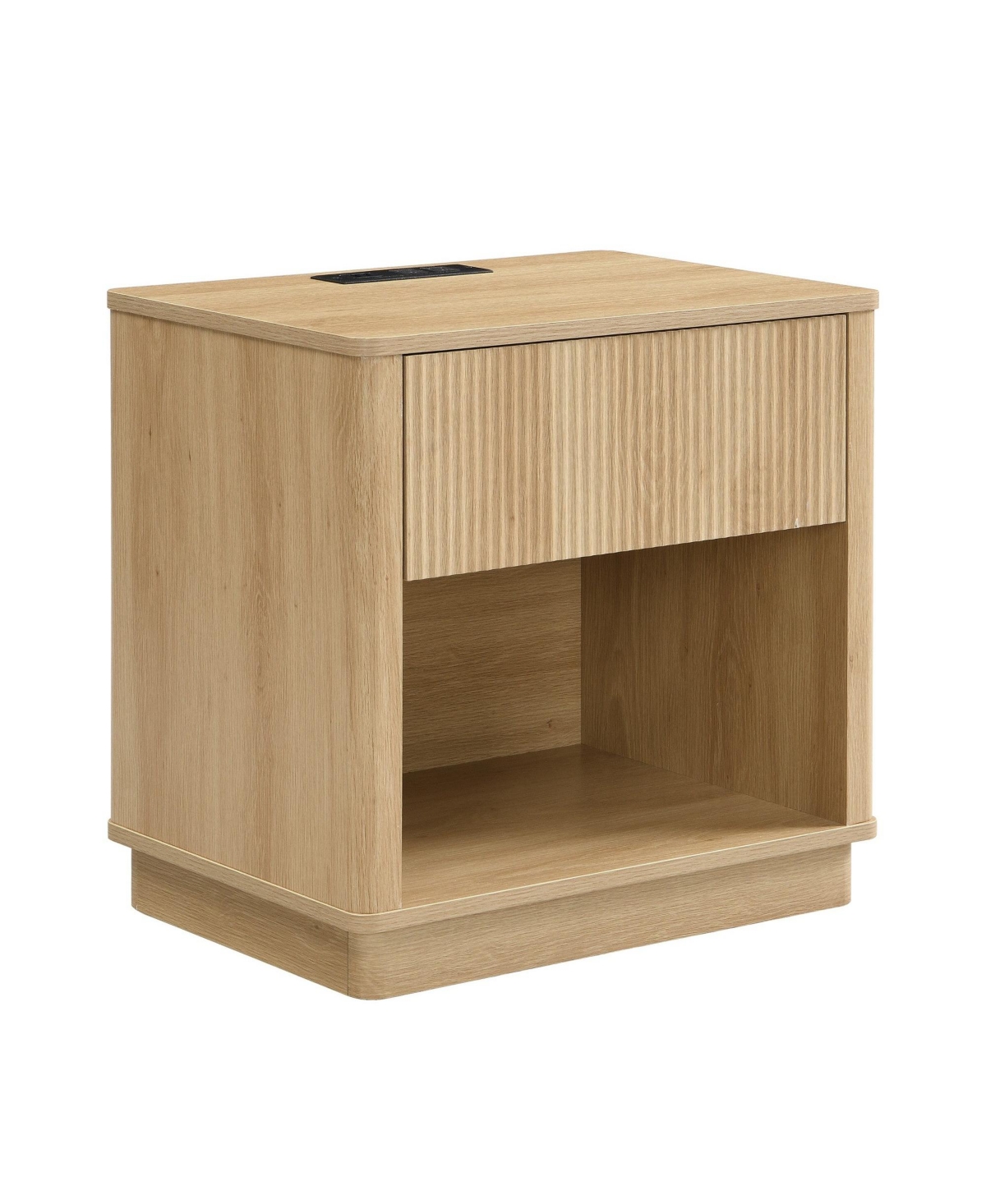 Click here for 21.65" Modern Nightstand with Built-in Chargi... prices