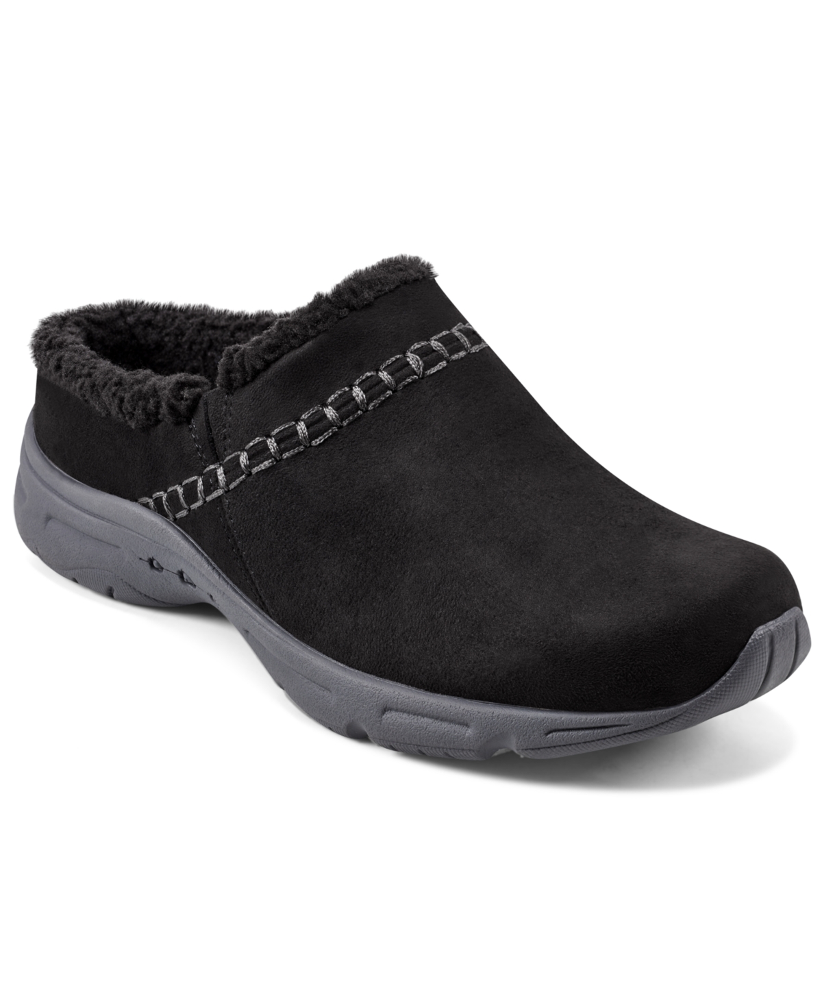 Click here for Easy Spirit Womens Bynne Cozy Slip-On Clogs - Blac... prices
