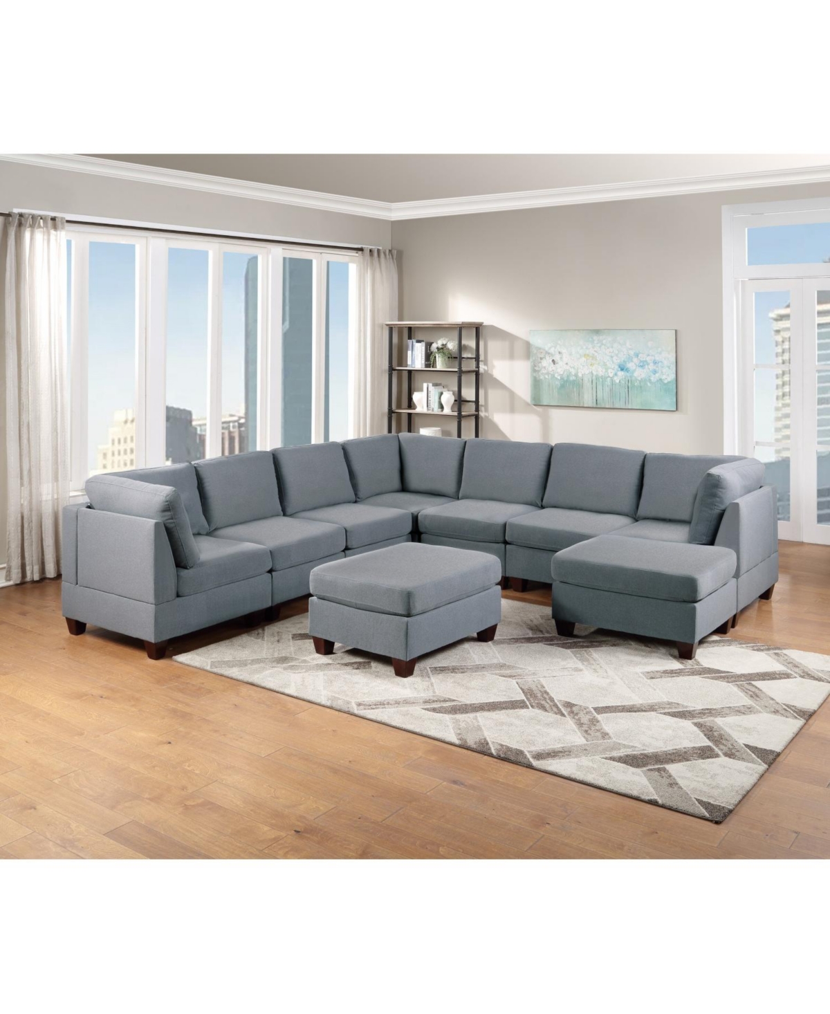 Click here for Streamdale Furniture 9-Piece Sectional Living Room... prices