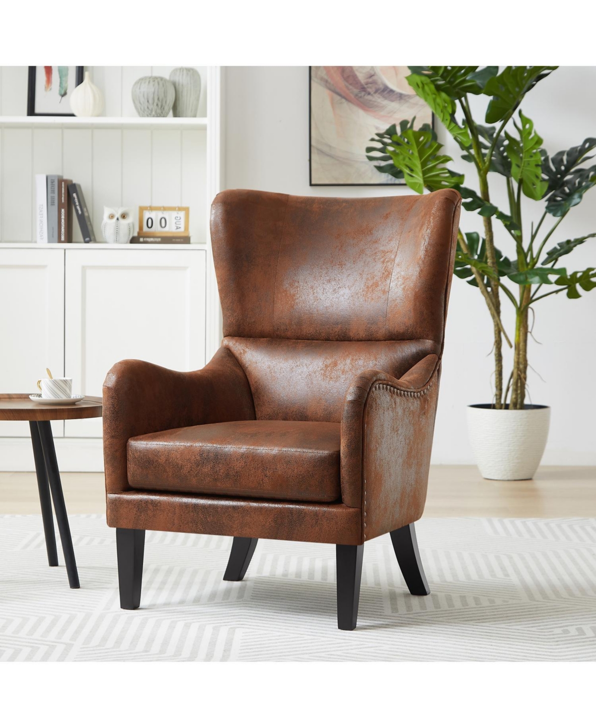 Click here for Streamdale Cozy Wingback Accent Chair Contemporary... prices